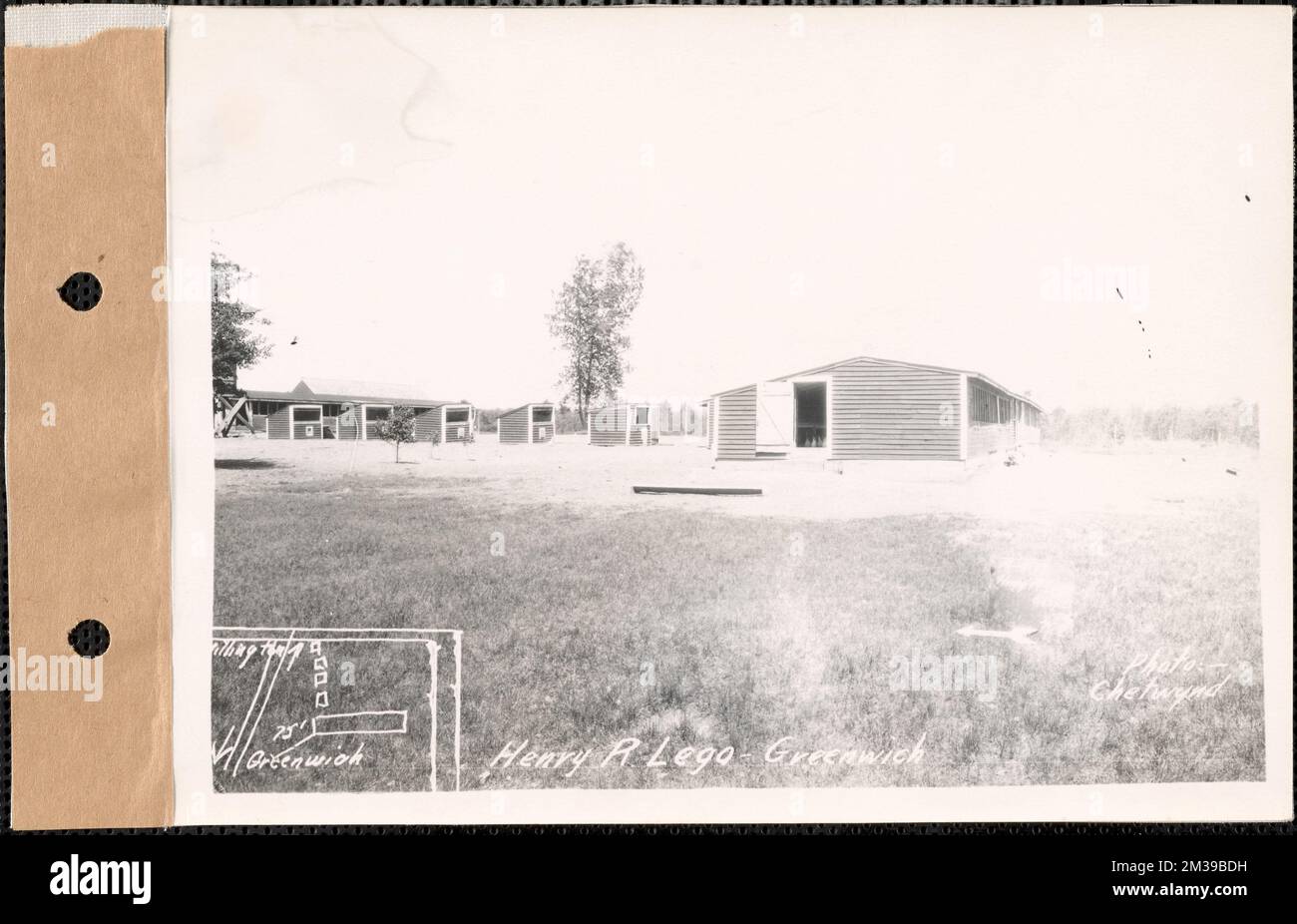Henry R. Lego, henhouses, Greenwich, Mass., June 15, 1928 : Parcel no ...