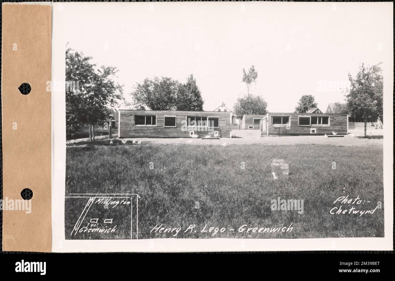 Henry R. Lego, henhouses, Greenwich, Mass., June 15, 1928 : Parcel no ...