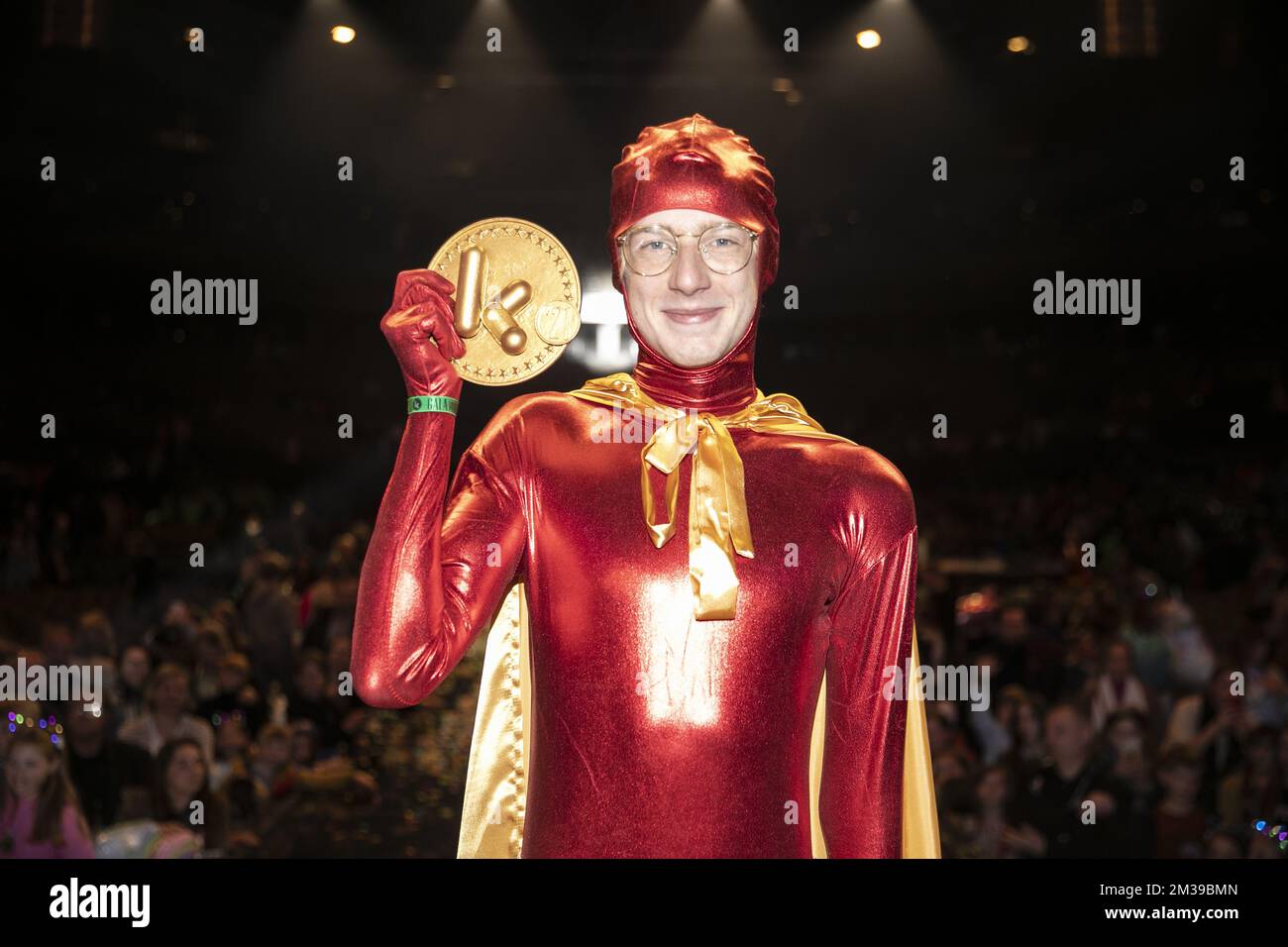 TikTok star Timon Verbeeck pictured during the 'Gala van de Gouden K's ...
