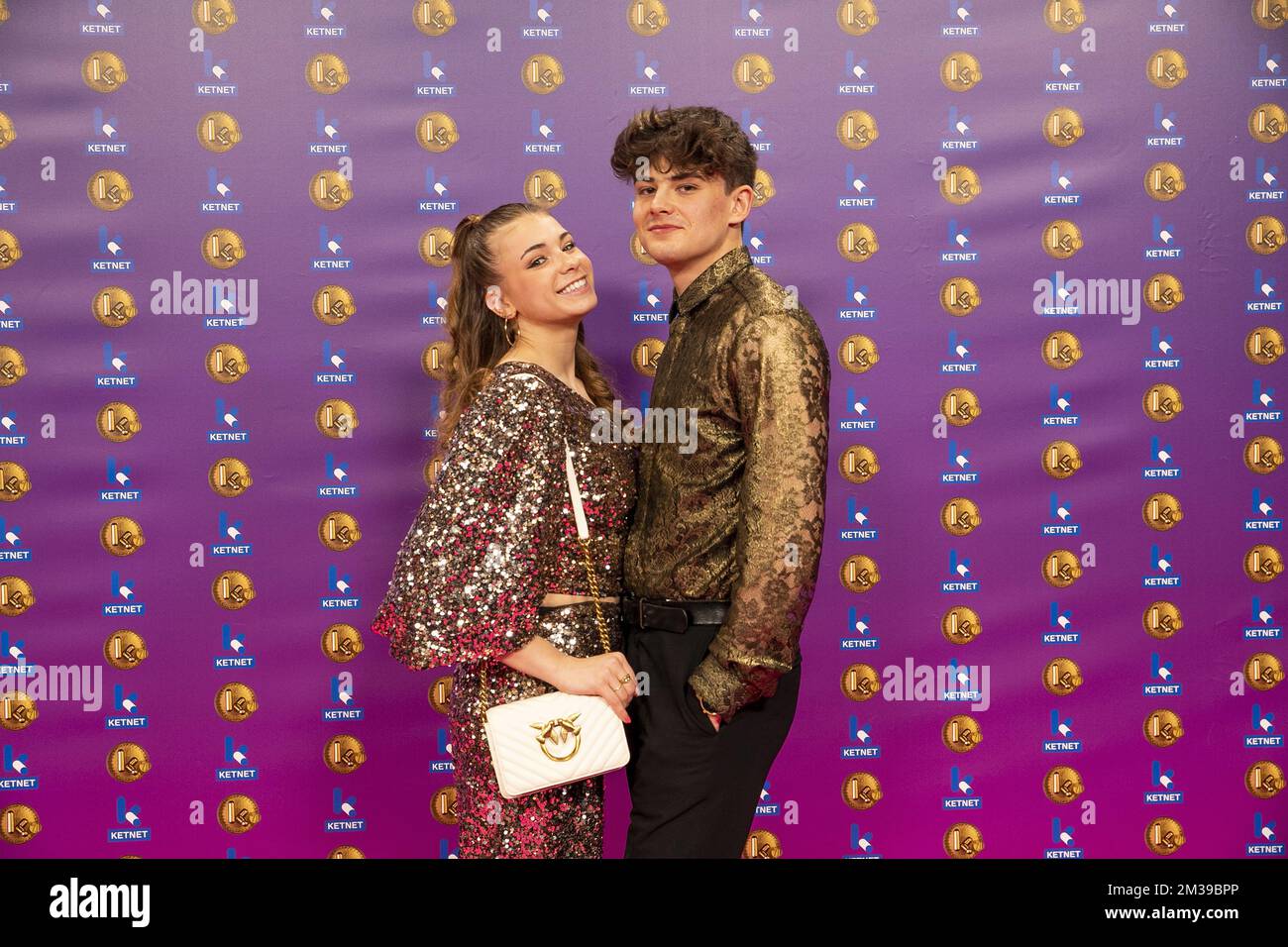 Youtube star Stien Edlund pictured during the 'Gala van de Gouden K's ...