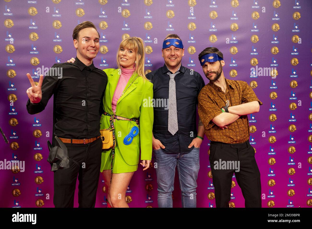 Team Dylan Haegens pictured during the 'Gala van de Gouden K's' award ...