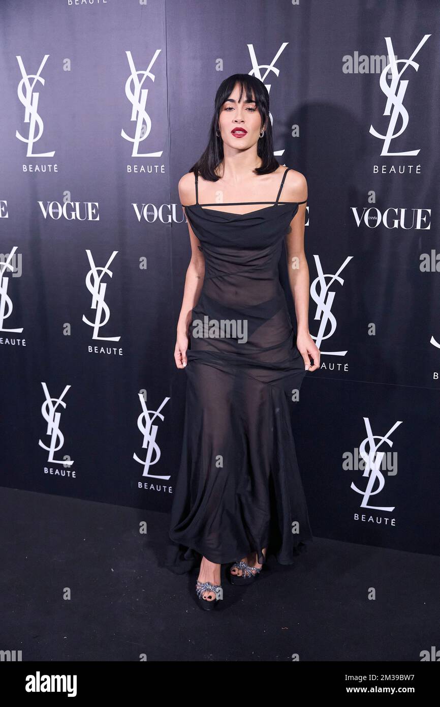Madrid. Spain. 20221214, Aitana attends Vogue and Ives Saint Laurent Christmas Party at Downtown ...