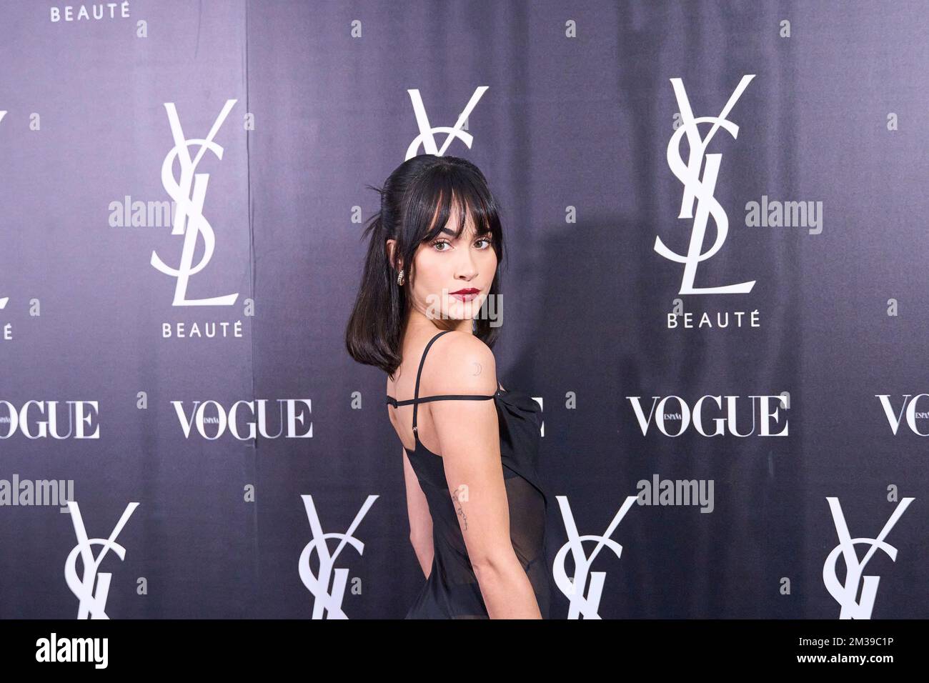 Madrid. Spain. 20221214, Aitana attends Vogue and Ives Saint Laurent Christmas Party at Downtown ...