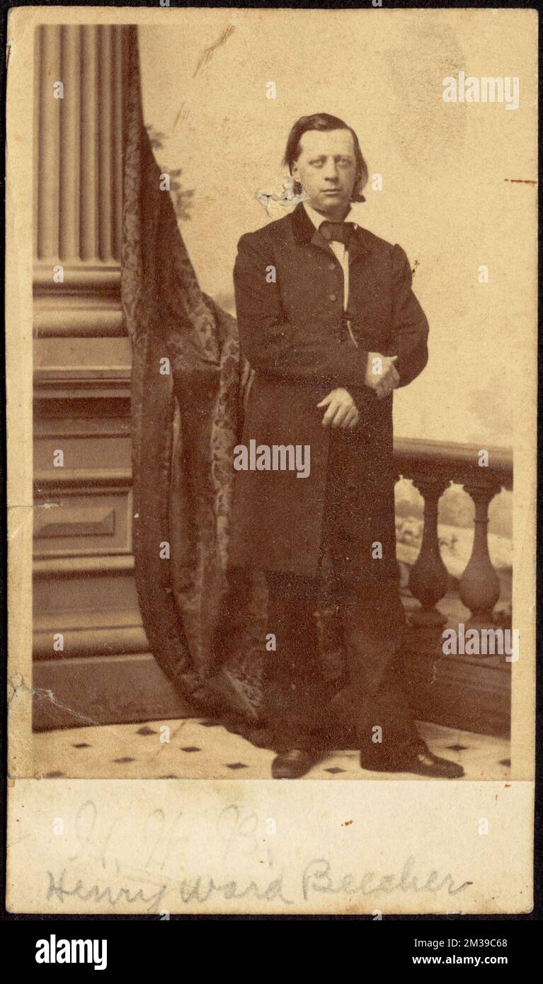 Henry Ward Beecher , Clergy, Abolitionists, Beecher, Henry Ward, 1813 ...