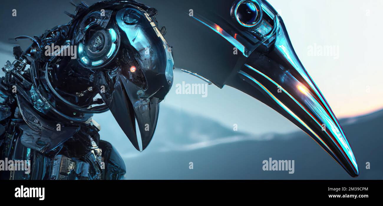 Cyberpunk bird hi-res stock photography and images - Alamy