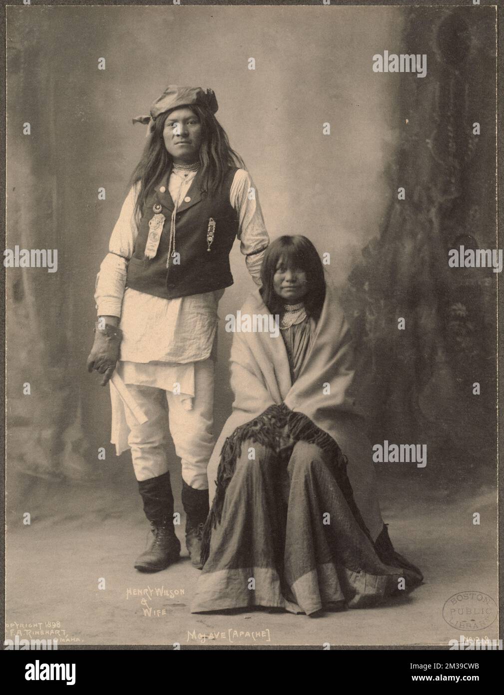 Henry Wilson & Wife, Mojave (Apache) , Indians of North America, Apache ...