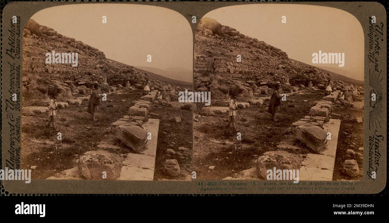 The Heraeon (E.) where the chiefs of Argolis swore fealty to Agamemnon ...