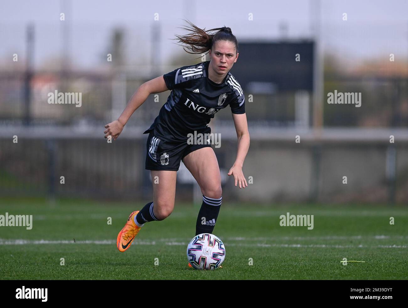 Belgium's Jill Janssens pictured in action during a training session of ...