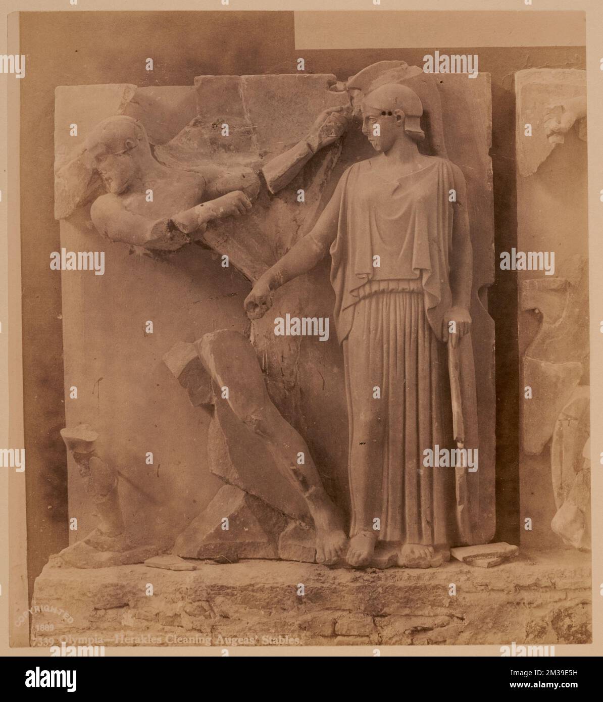 Herakles cleaning Augeas' stables , Antiquities, Bas-reliefs, Heroes ...