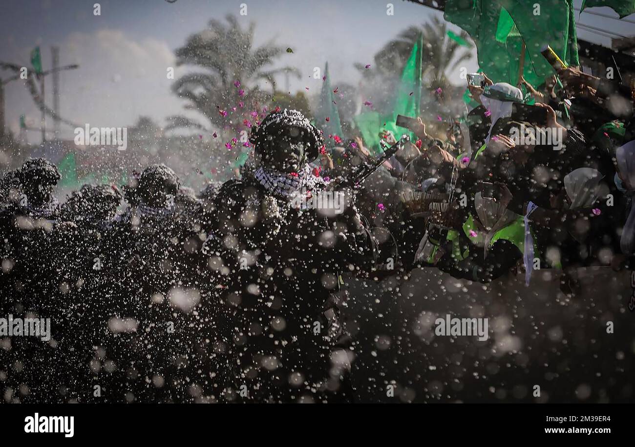 Gaza City, Gaza Strip, Palestine. 14th December, 2022. Members of the ...