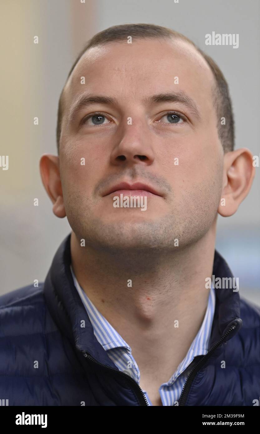 European commissioner Virginijus Sinkevicius pictured during a vist to ...