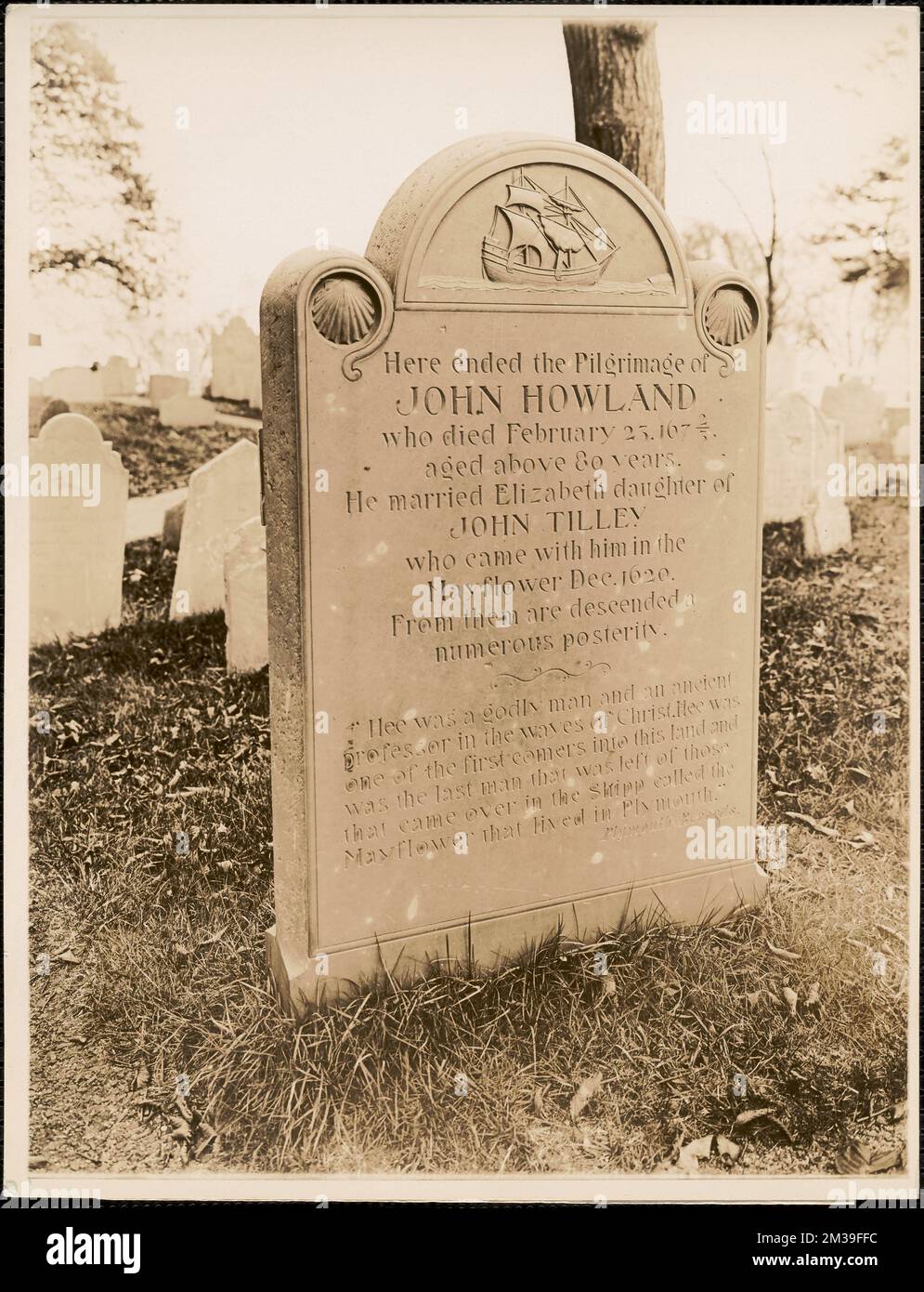 John howland mayflower hi-res stock photography and images - Alamy