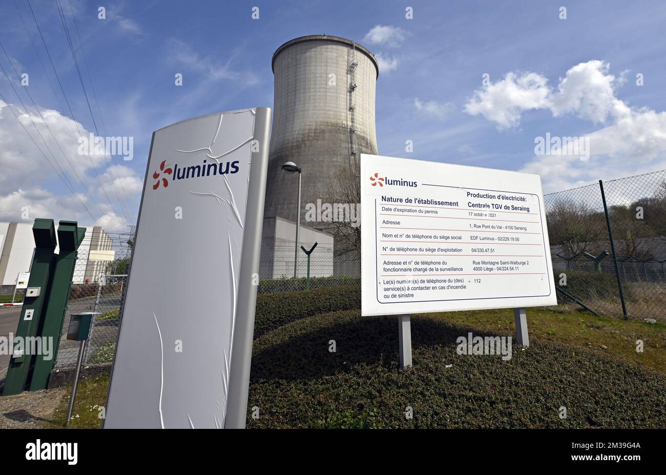 Illustration shows the gas plant in Seraing, Thursday 14 April 2022 ...