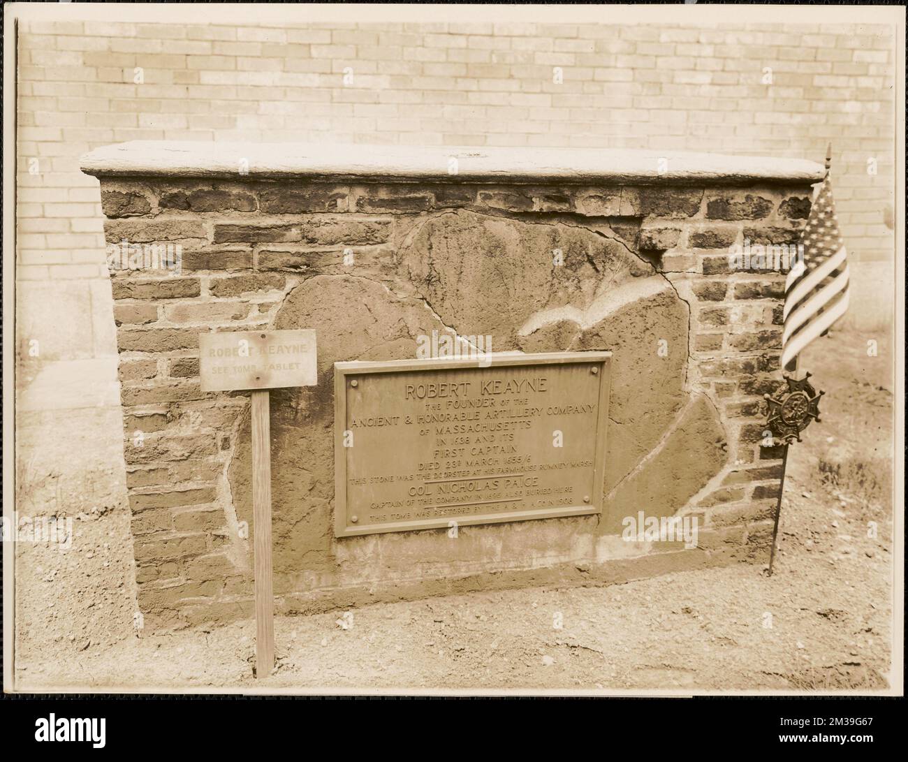 Here lies buried Robert Keayne , Tombs & sepulchral monuments, King's ...
