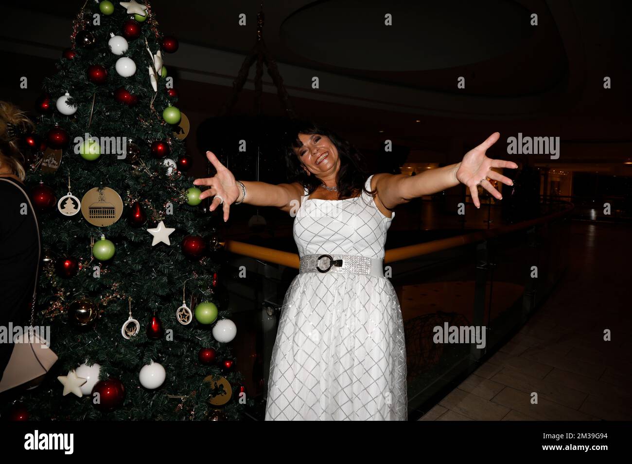 Mandy Schwarz bei der Liveshow Music-Match im MytVplus Studio im ...