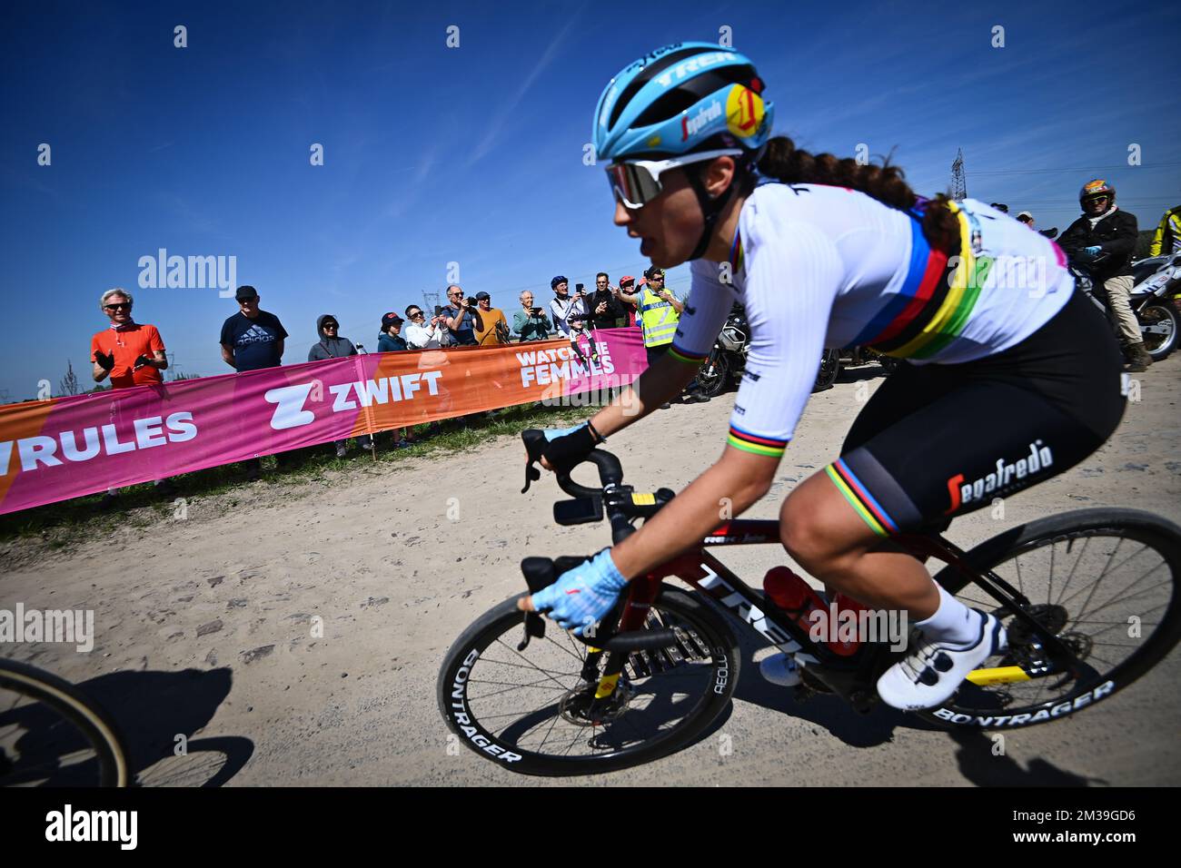 Italian Elisa Balsamo of Trek - Segafredo pictured in action during the ...