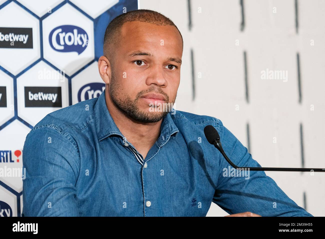 Gent's Vadis Odjidja-Ofoe pictured during a press conference ahead of ...