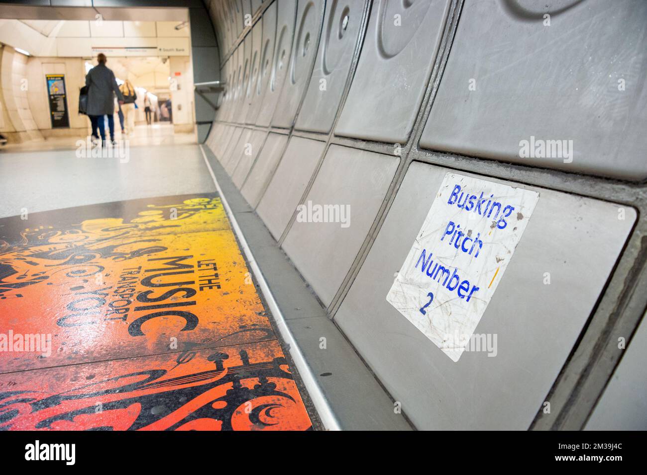 Busking pitch, an area where buskers are permitted to perform on a ...
