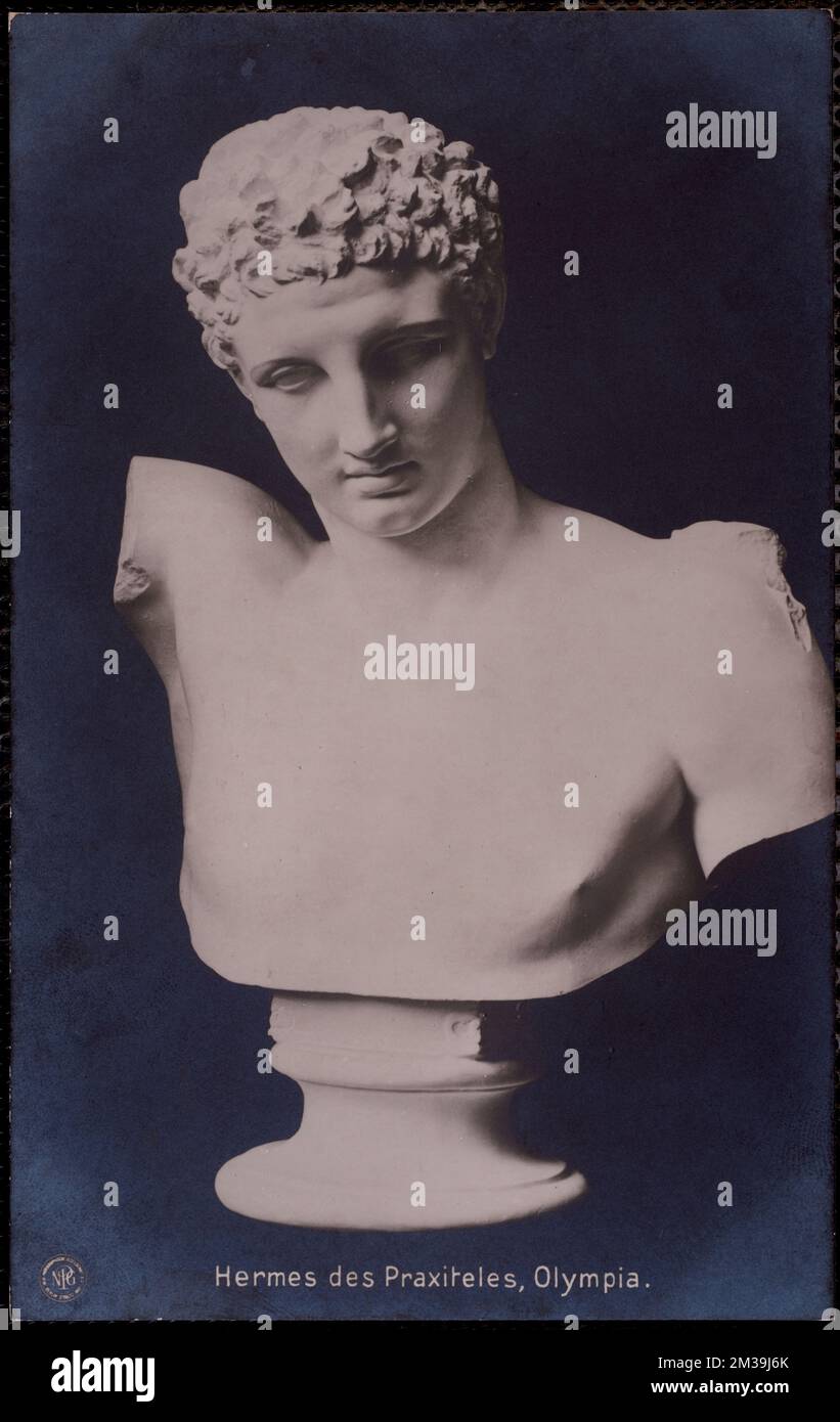 Hermes Des Praxiteles Olympia Sculpture Antiquities Gods Hermes
