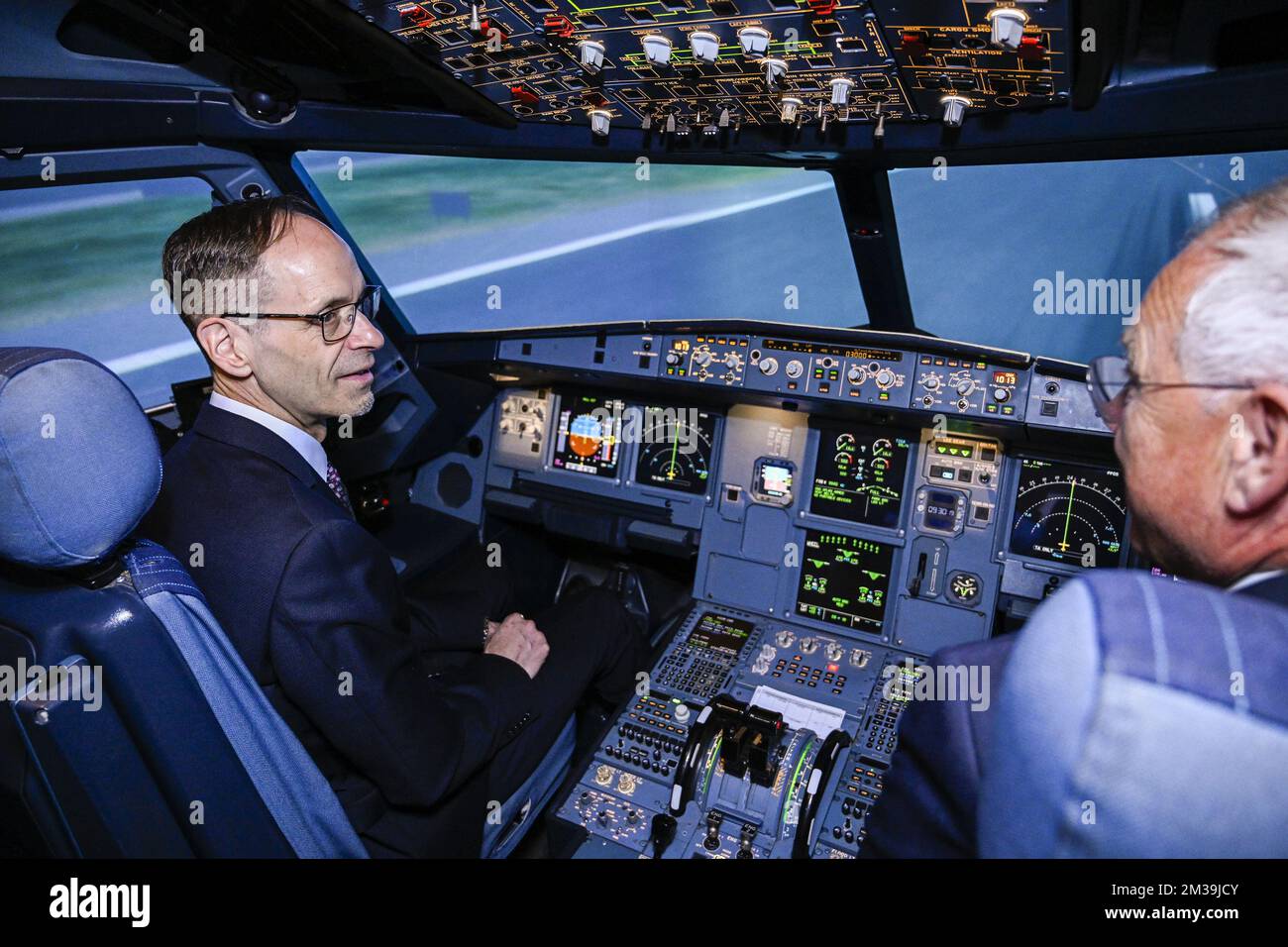 Ambassador of Canada to Belgium Alain Gendron pictured during a visit ...