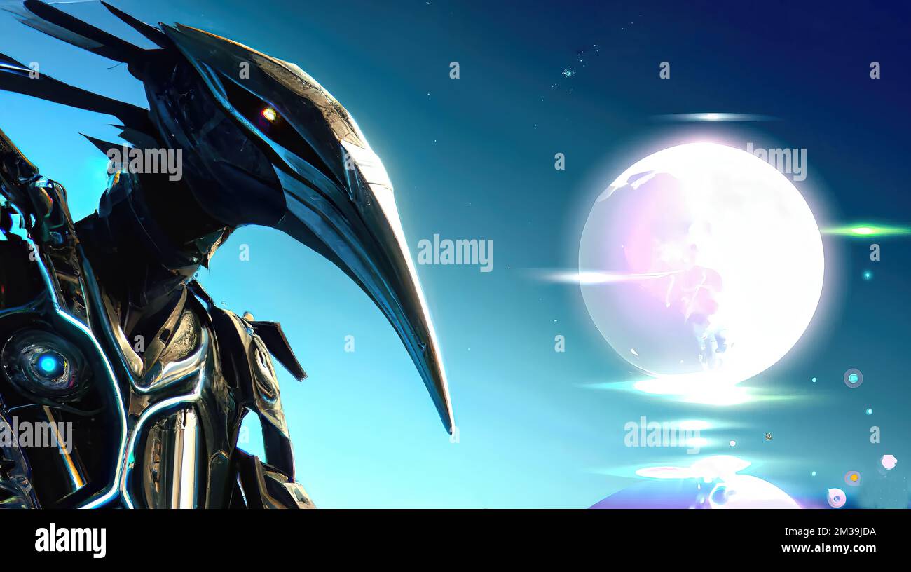 Cyberpunk bird hi-res stock photography and images - Alamy