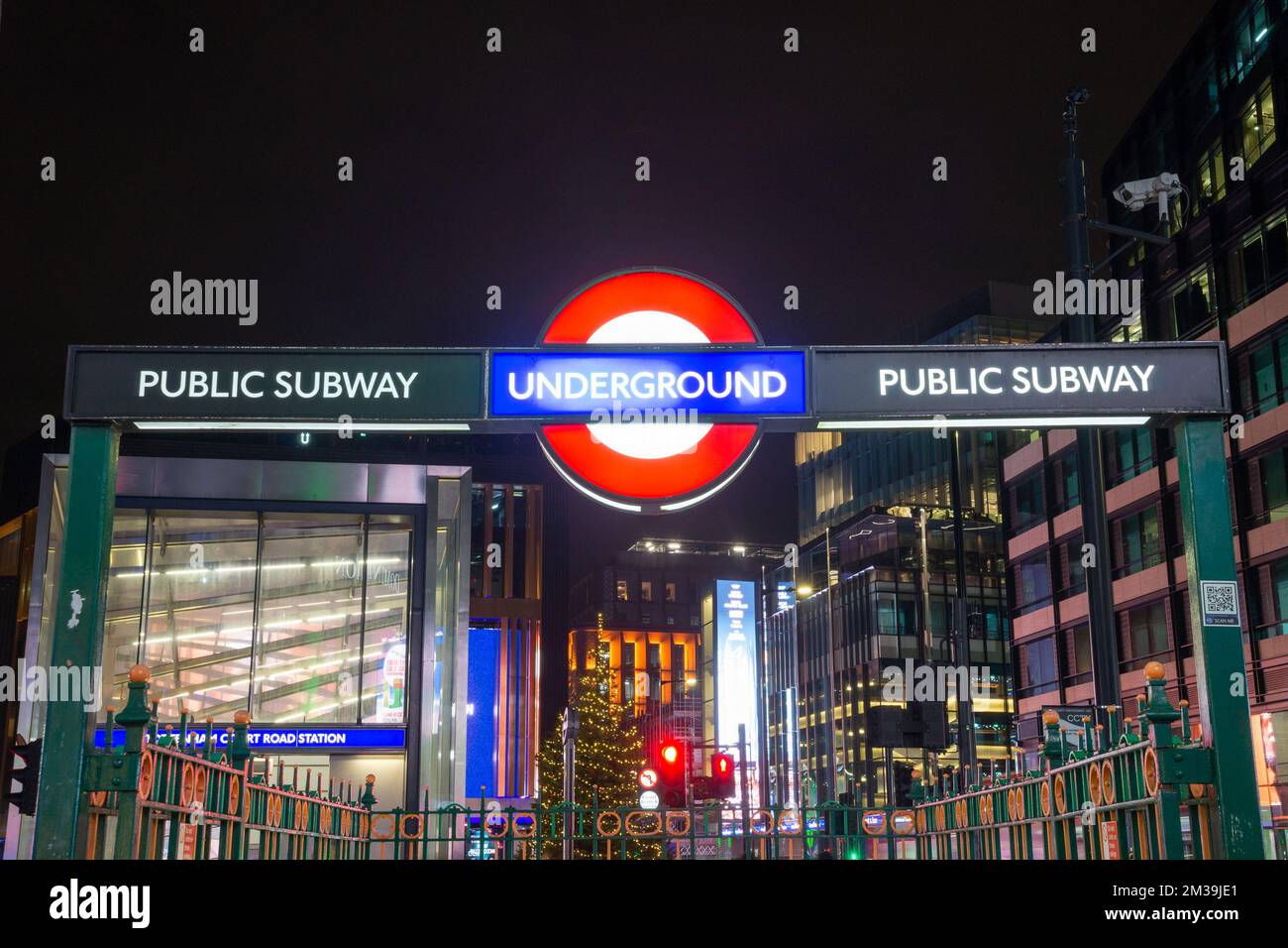 Public subway underground (tube) station sign in London, England, UK ...
