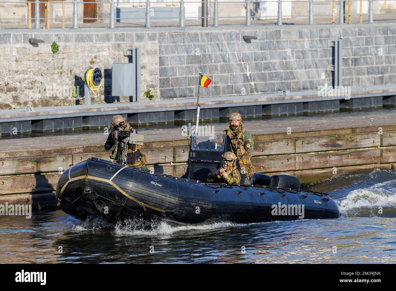 Illustration picture shows a military excercice called Nemesis ...