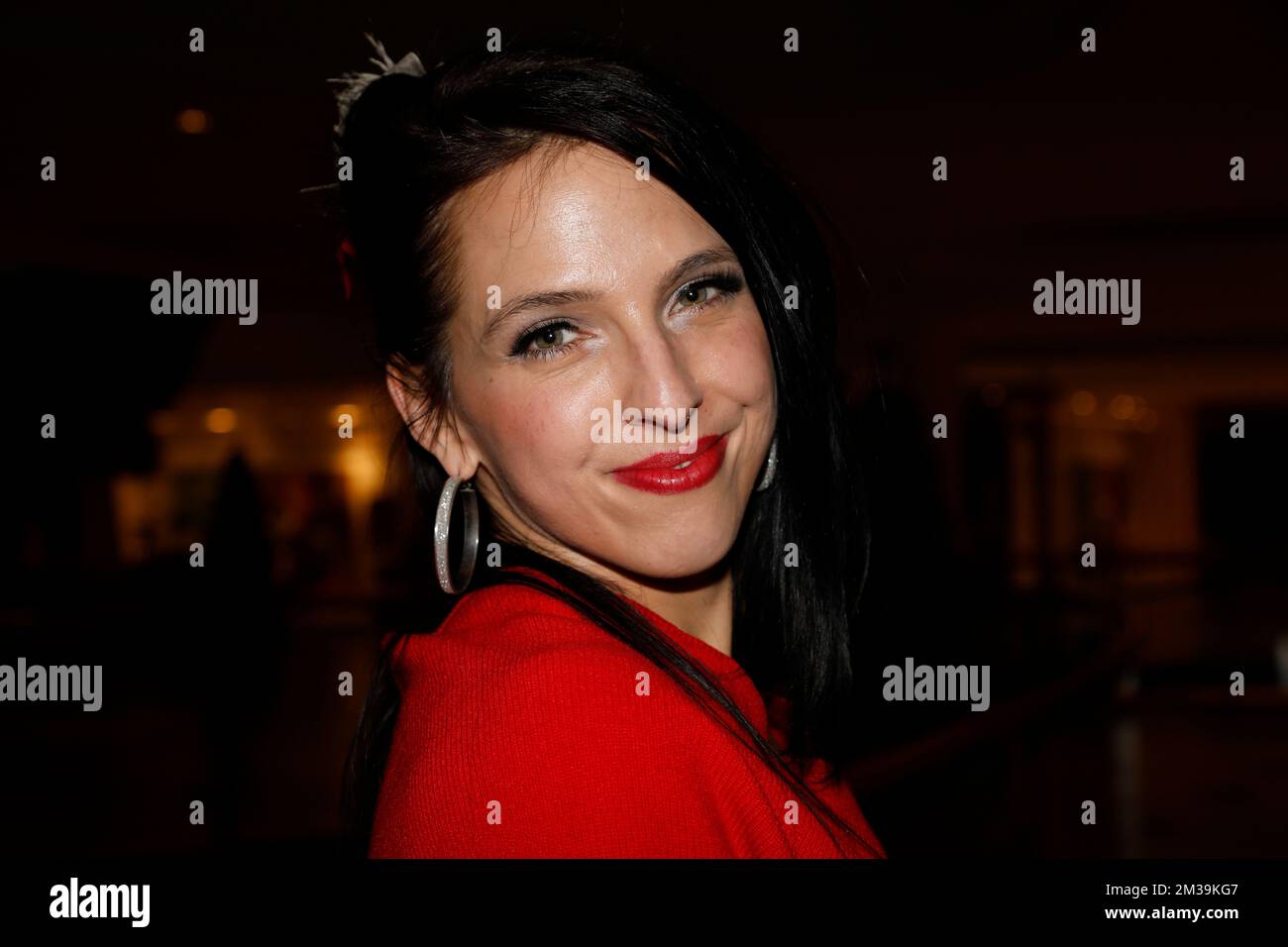 Acarina bei der Liveshow Music-Match im MytVplus Studio im Elbepark ...