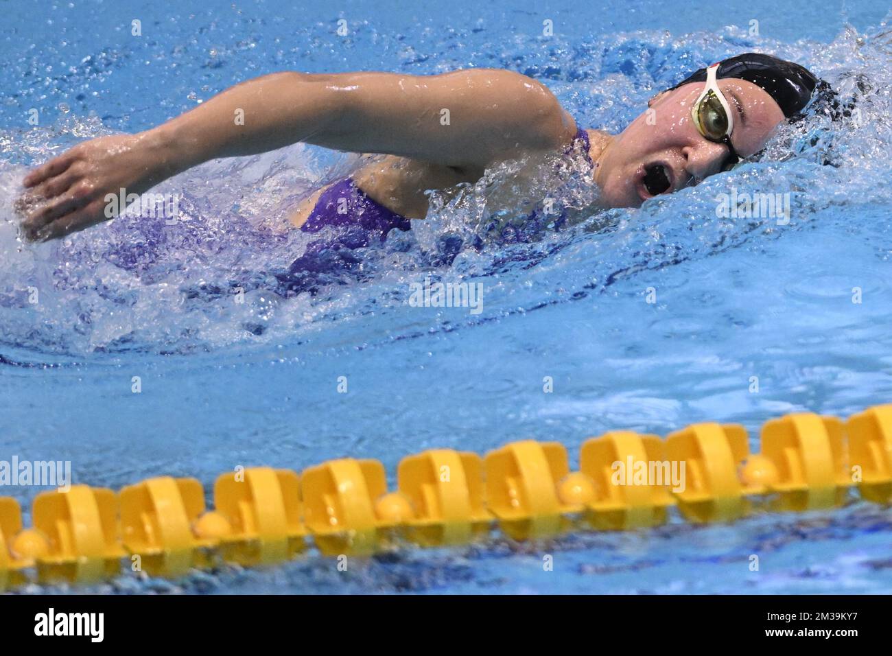Lucie Hanquet pictured in action during the first day of the Belgian ...