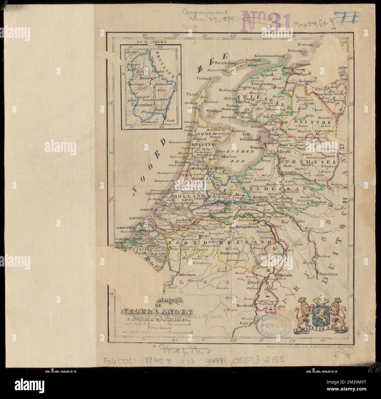 [Het ko]ningrijk [d]er Nederlanden , Netherlands, Maps Norman B ...