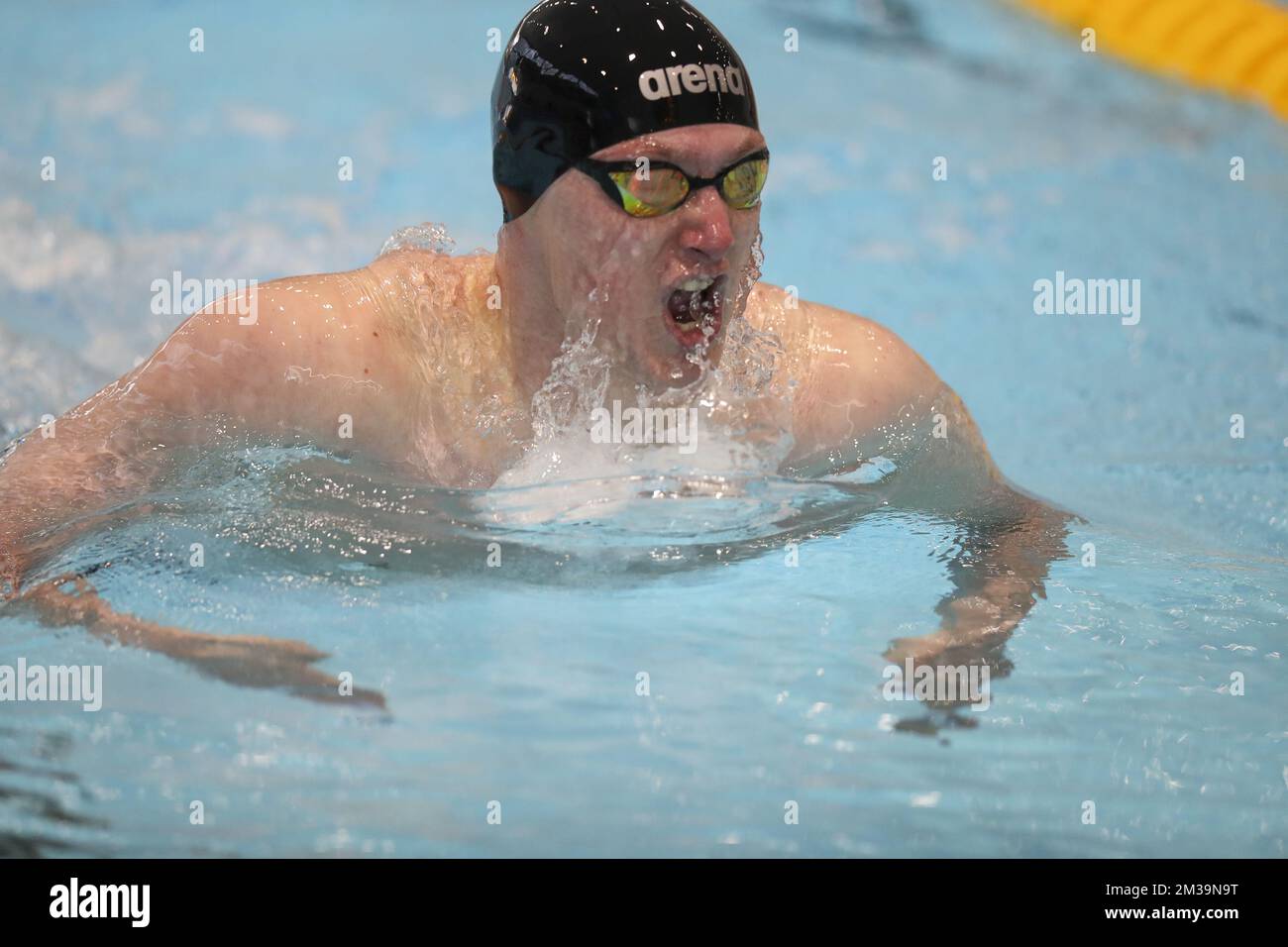 Noah De Schryver pictured during the Belgian Swimming Championships ...