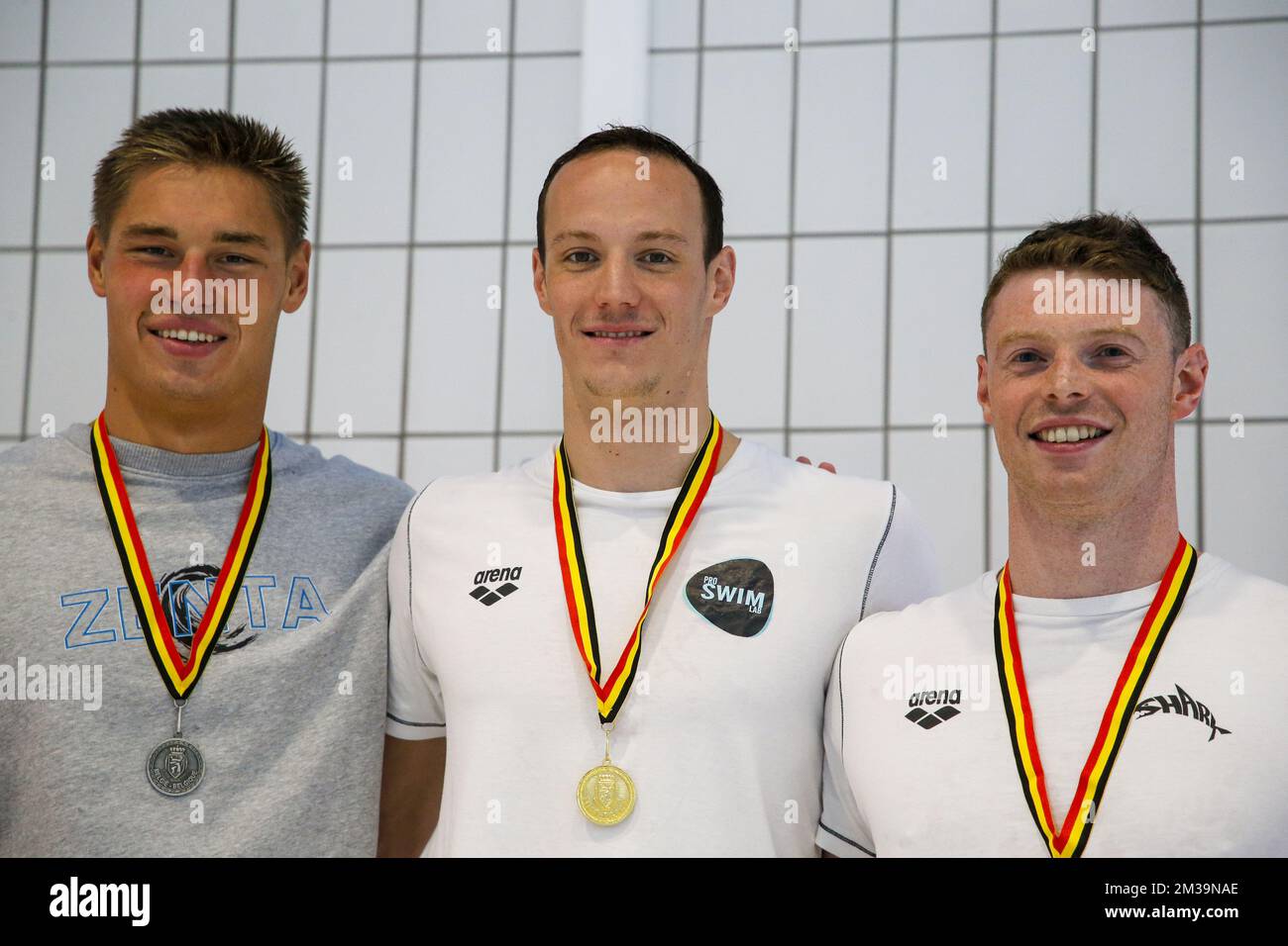 Jerome Emo, Belgian Sebastien De Meulemeester and Belgian Louis Croenen ...