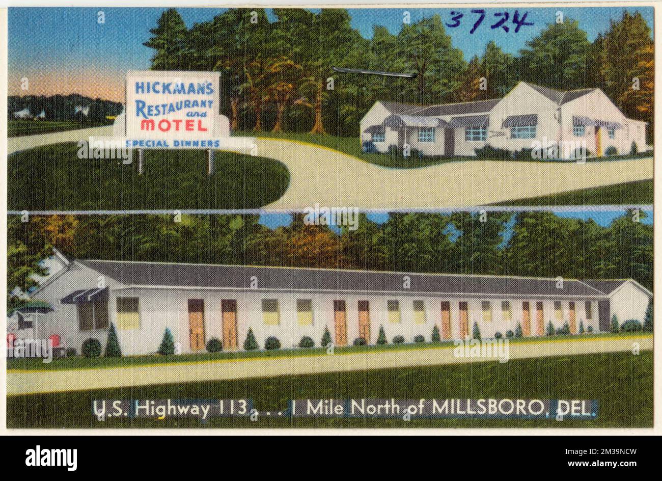 Hickman's Restaurant and Motel, U.S. Highway 113... 1 mile north of ...