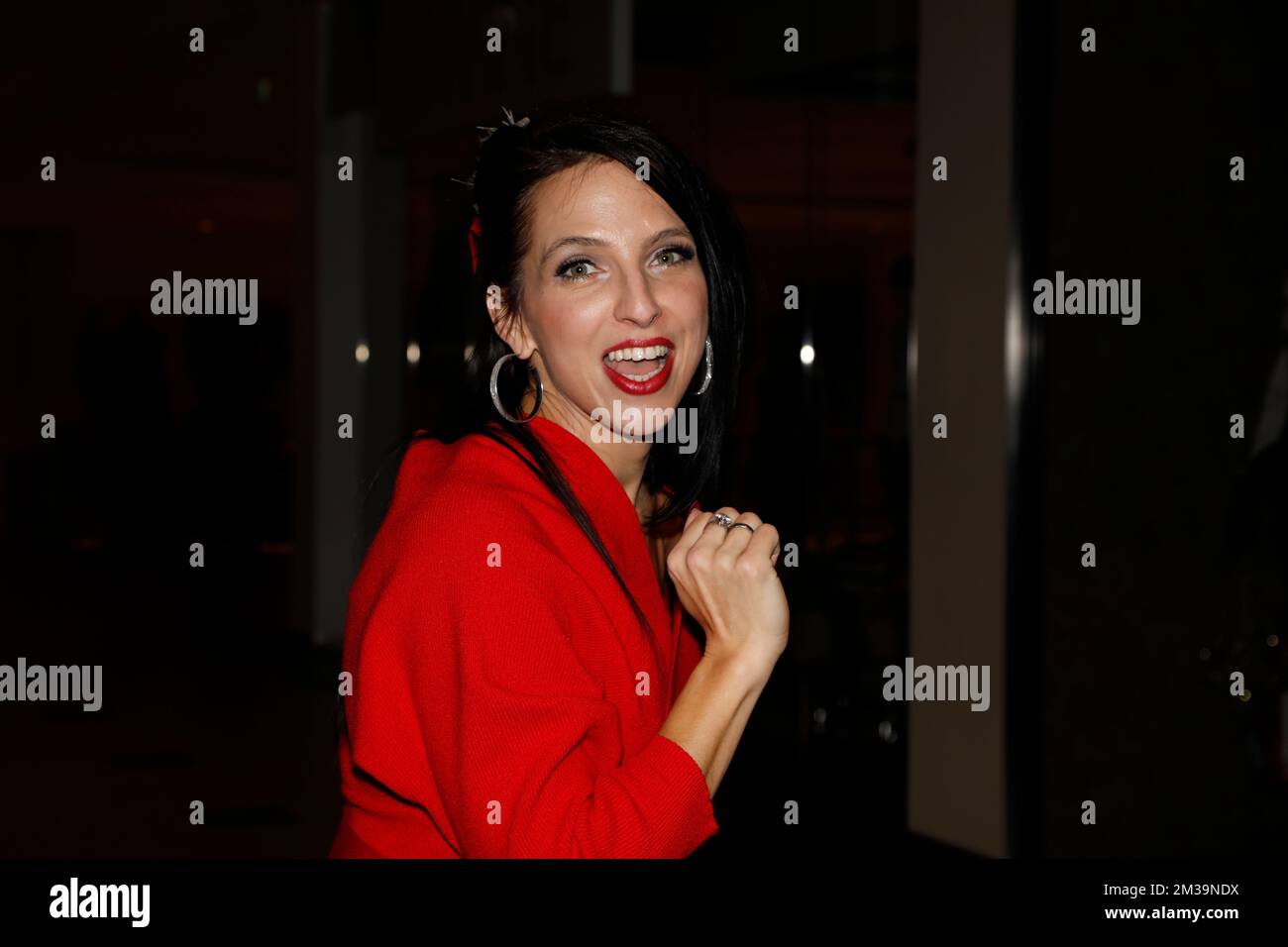 Acarina bei der Liveshow Music-Match im MytVplus Studio im Elbepark ...