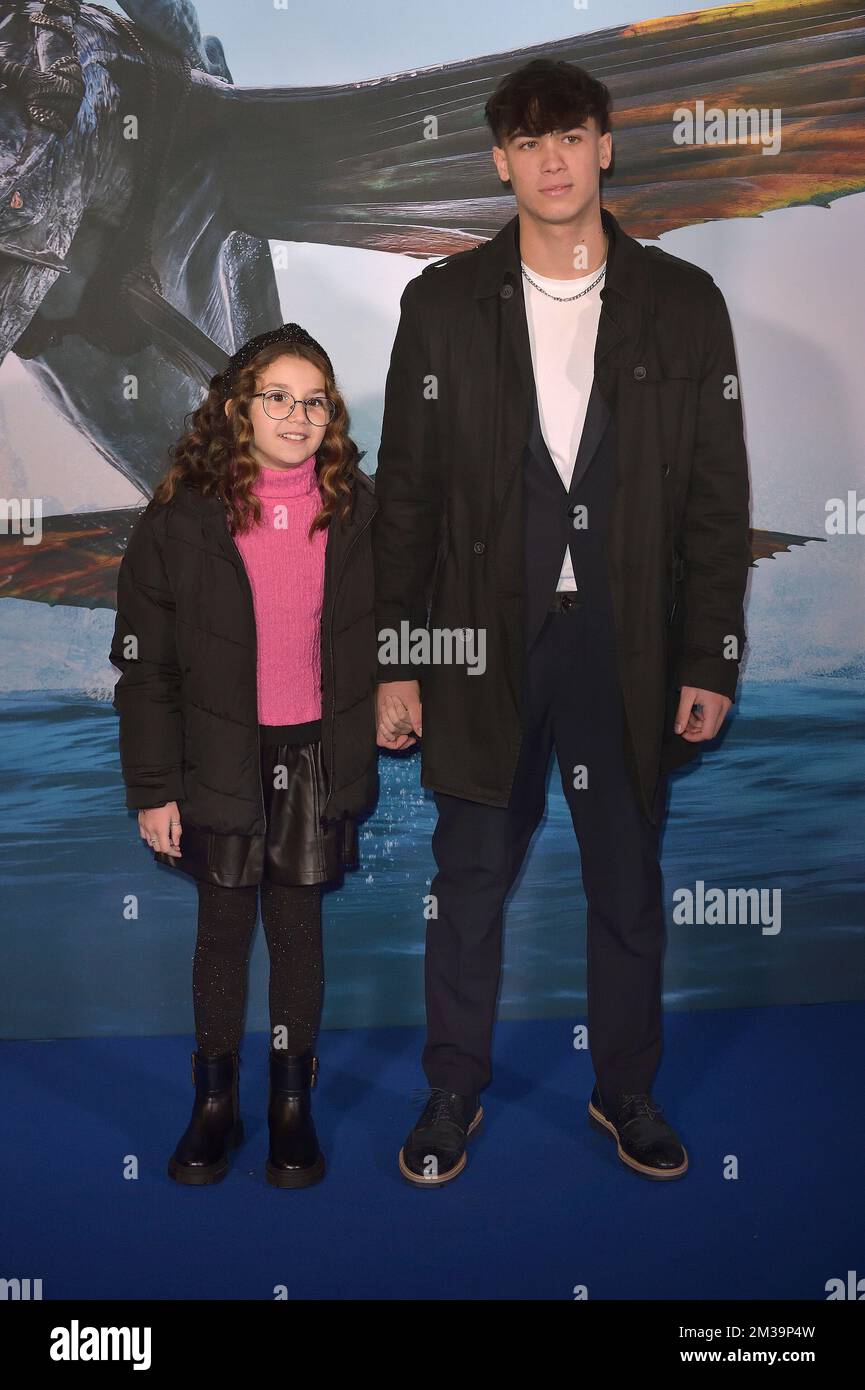 Rome, Italien. 13th Dec, 2022. Guest attends the Italian premiere of ...