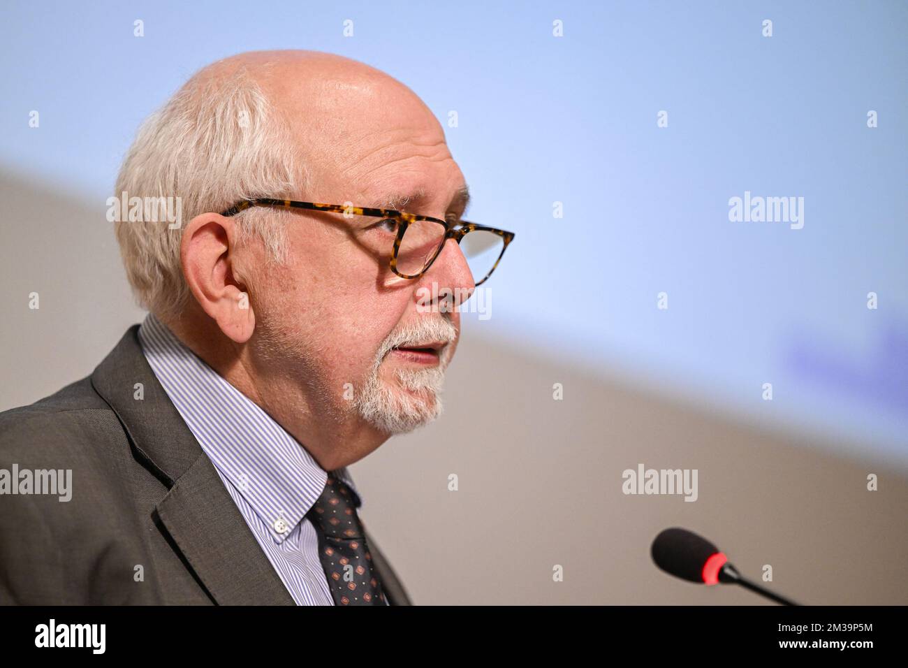 FPS Finance general manager Philippe Jacquij pictured during a press ...