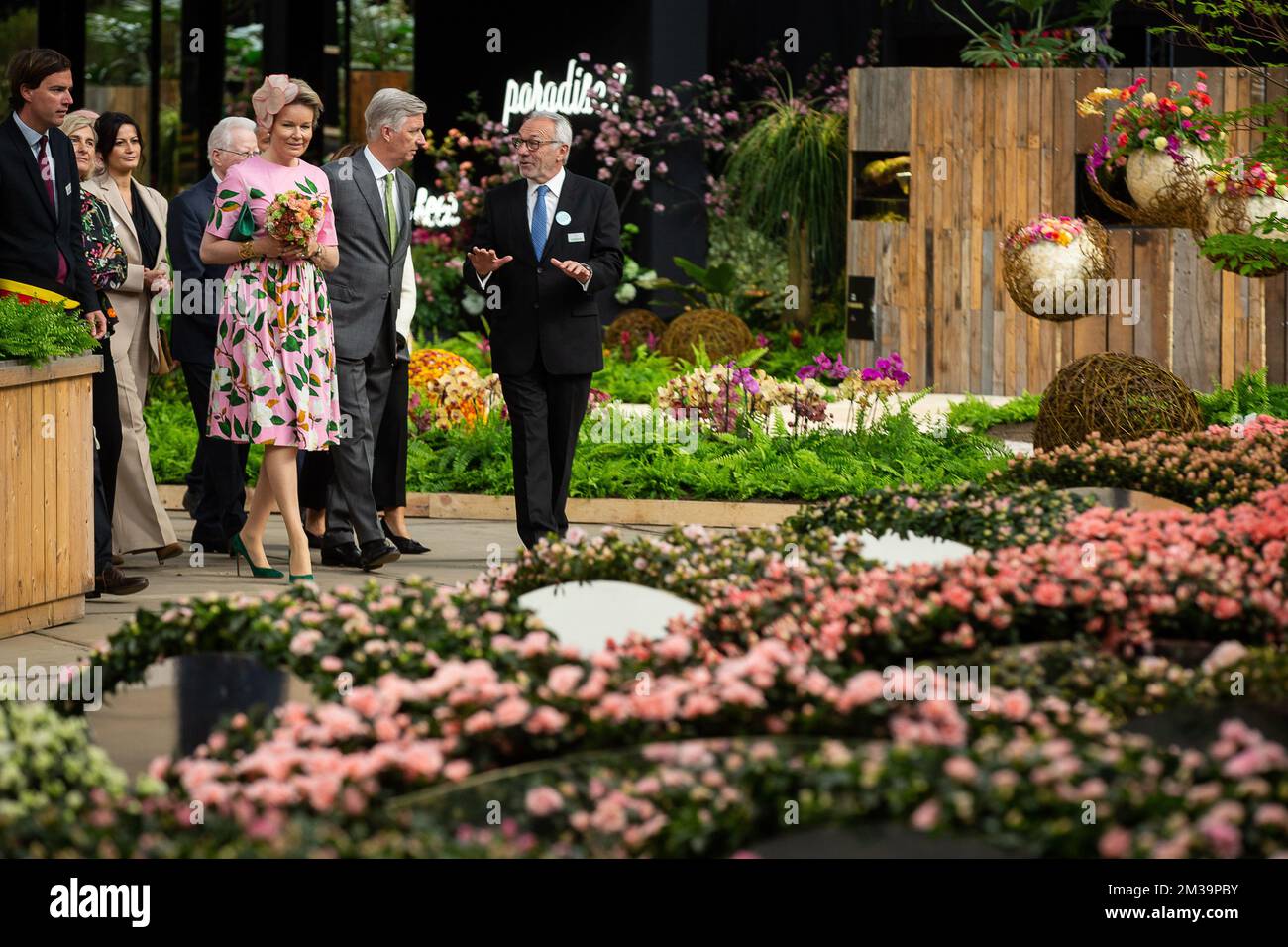 Queen Mathilde of Belgium and King Philippe - Filip of Belgium pictured ...