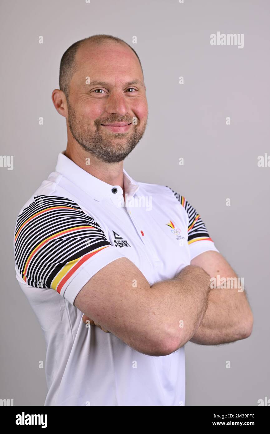 Joeri Janssens poses for the photographer at a photoshoot for the ...