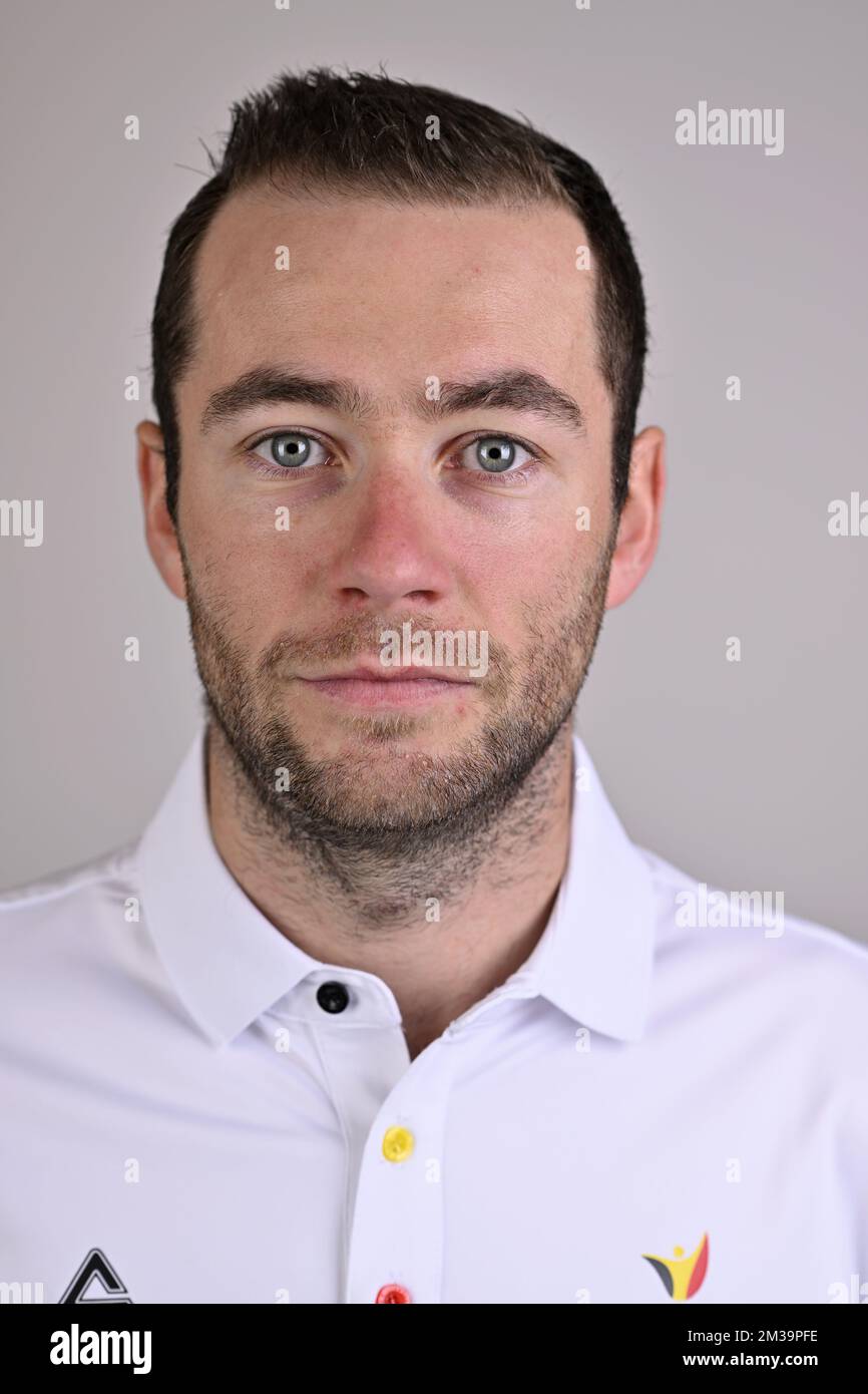 Angelo Vandecasteele poses for the photographer at a photoshoot for the ...