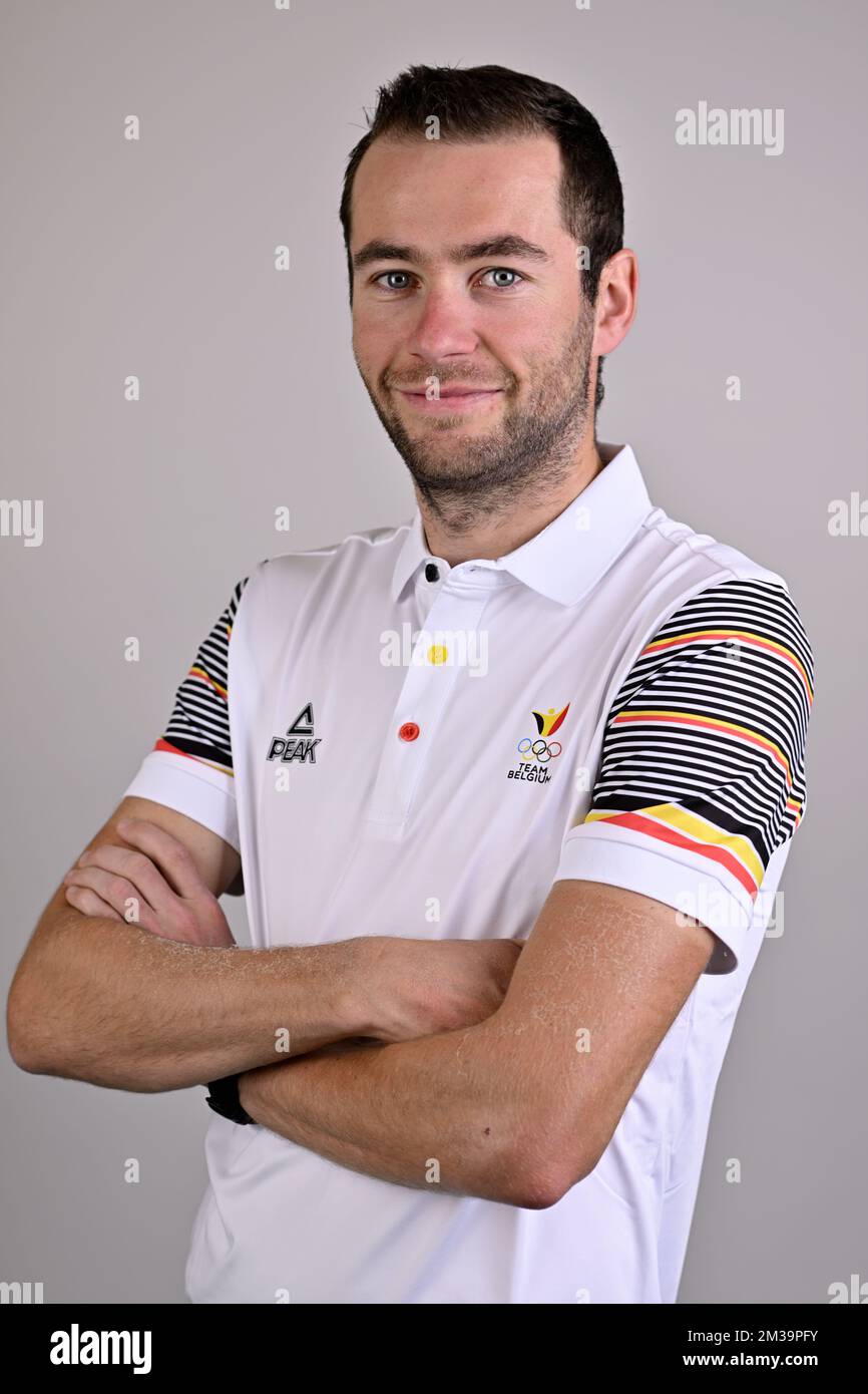 Angelo Vandecasteele poses for the photographer at a photoshoot for the ...