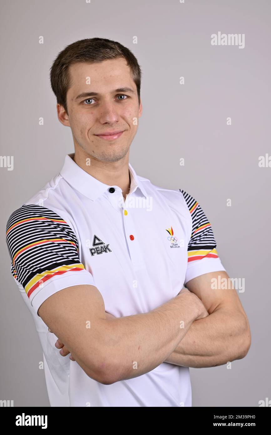 Nicolas Collin poses for the photographer at a photoshoot for the ...