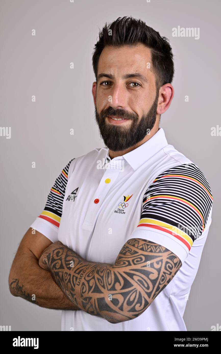 coach Vassilis Ghikas poses for the photographer at a photoshoot for ...