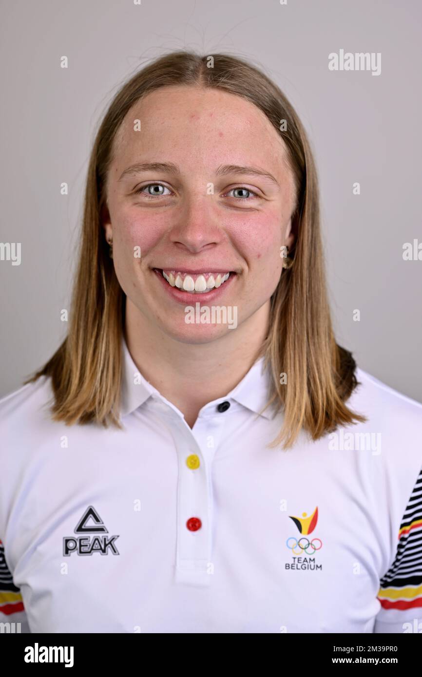 Bo Van de Plas poses for the photographer at a photoshoot for the ...