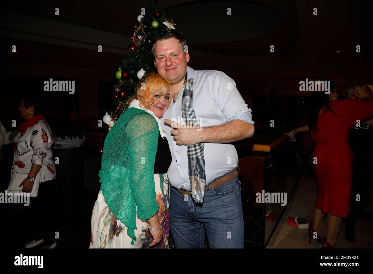 Daniela Sommer und Roberto Tauros bei der Liveshow Music-Match im ...