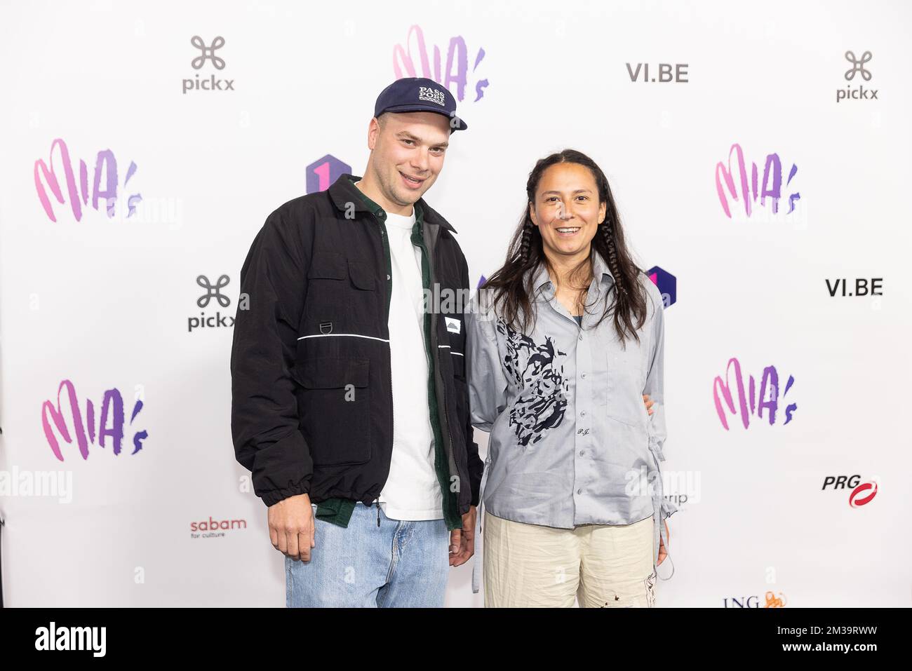 Musician Boudy Verleye aka Brihang and his partner Inca Garnica ...