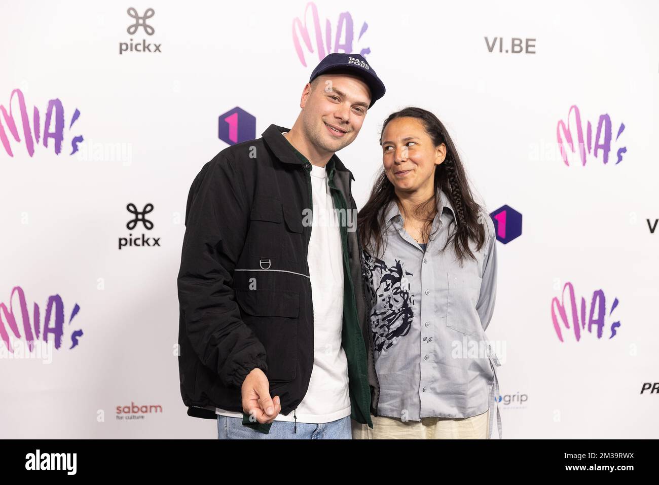 Musician Boudy Verleye aka Brihang and his partner Inca Garnica ...