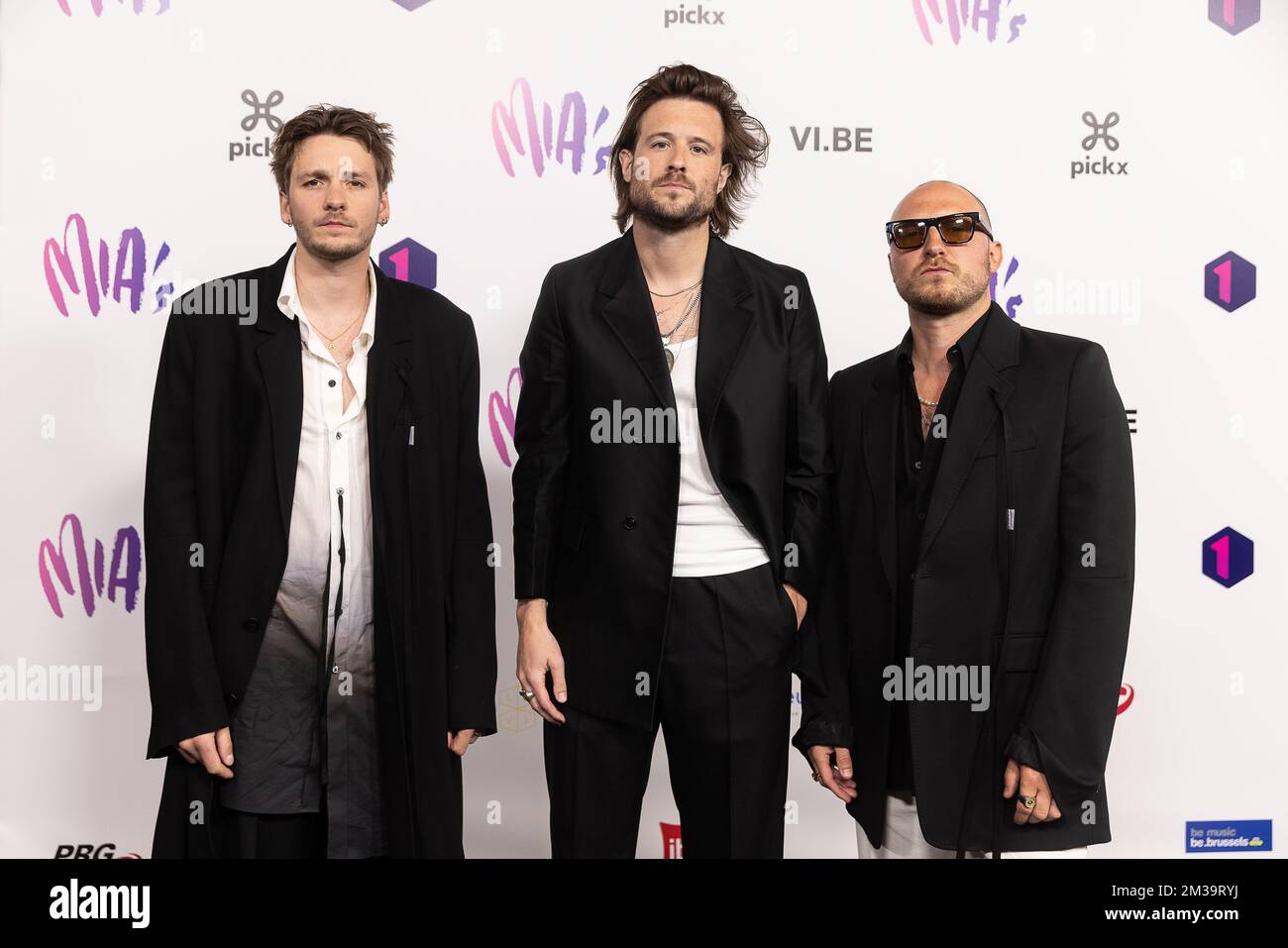 Oliver Symons, Mathieu Terryn and Simon Nuytten of Bazart pictured on ...