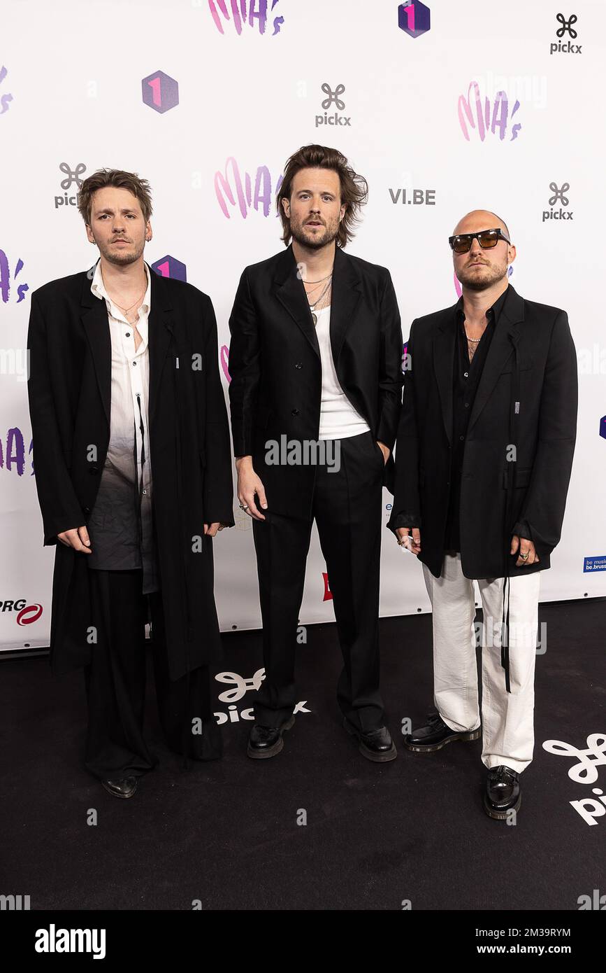 Oliver Symons, Mathieu Terryn and Simon Nuytten of Bazart pictured on ...