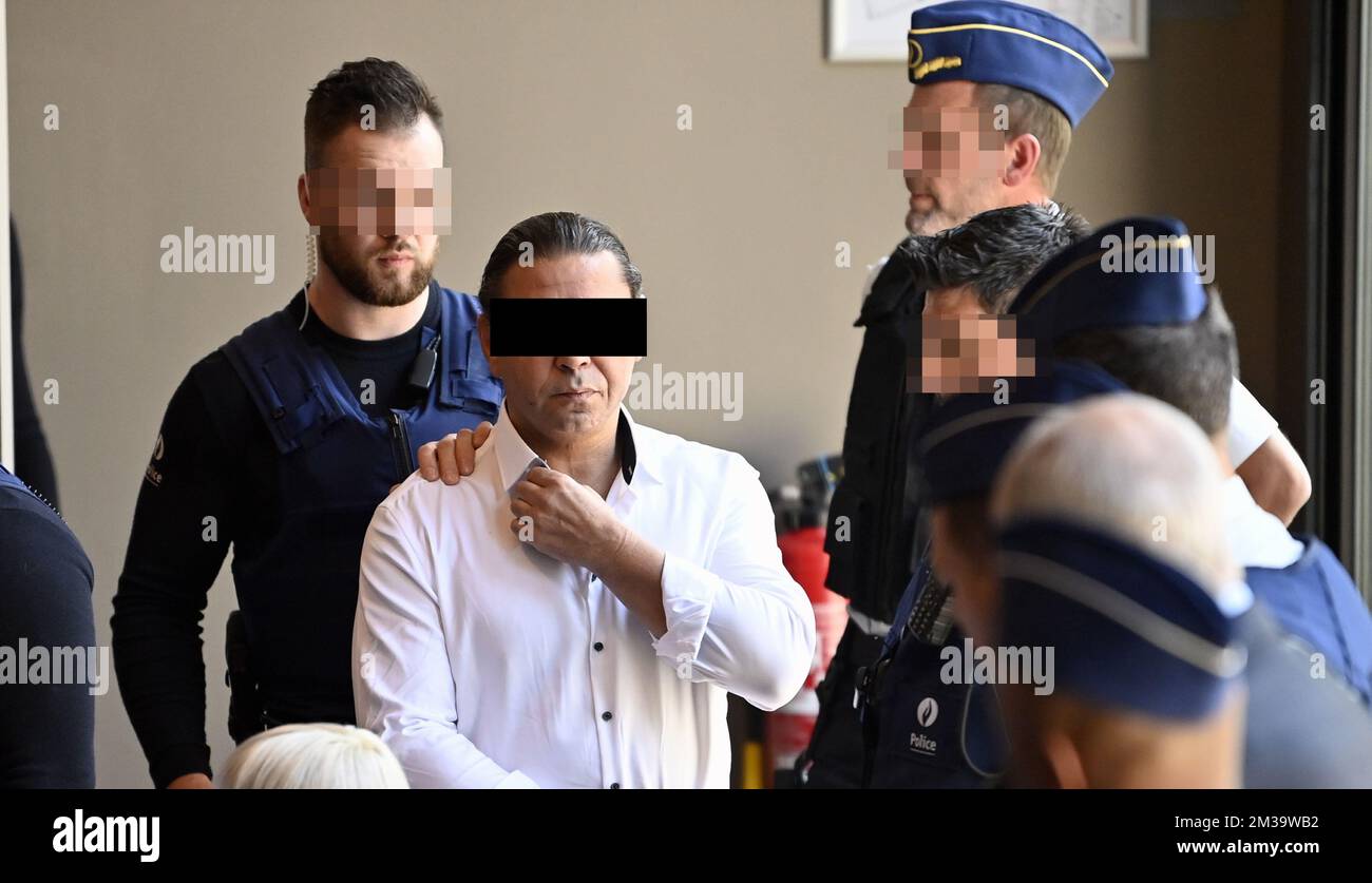 The accused Sandro Hamidovic pictured during the jury constitution ...
