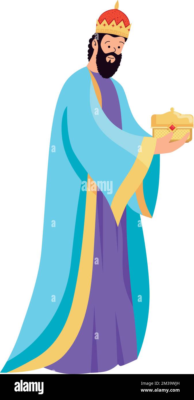 balthasar wise man walking Stock Vector Image & Art - Alamy